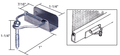 Window Screen Latches, Springs, and Clips - Quality Screen Company