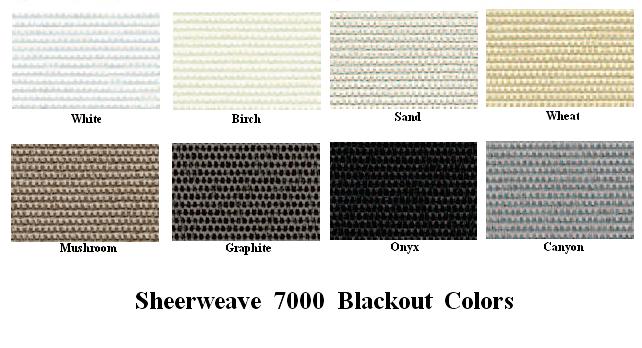 Sheerweave 7000 Series Blackout Shades - Quality Screen Company