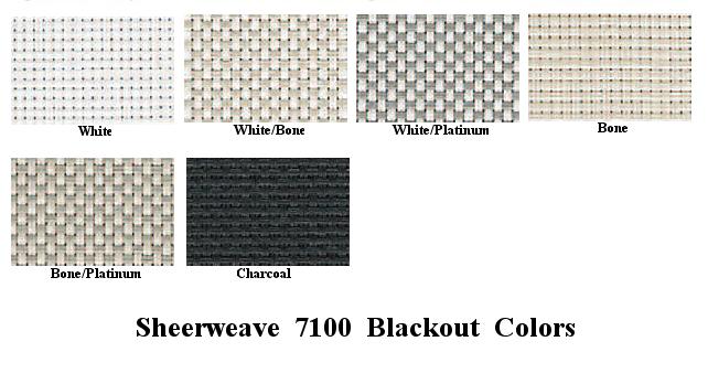 Sheerweave 7100 Series Blackout Shades - Quality Screen Company